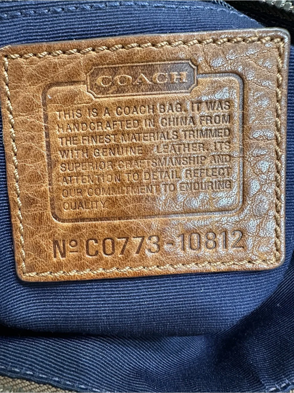 Coach | Bags | Coach Patchwork Shoulder Bag Leather Trim Y2k | Poshmark